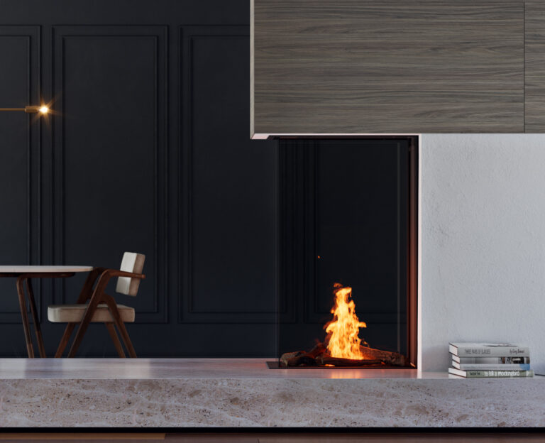 Element 4 Sky Large Roomdivider Bio Ethanol Fireplace