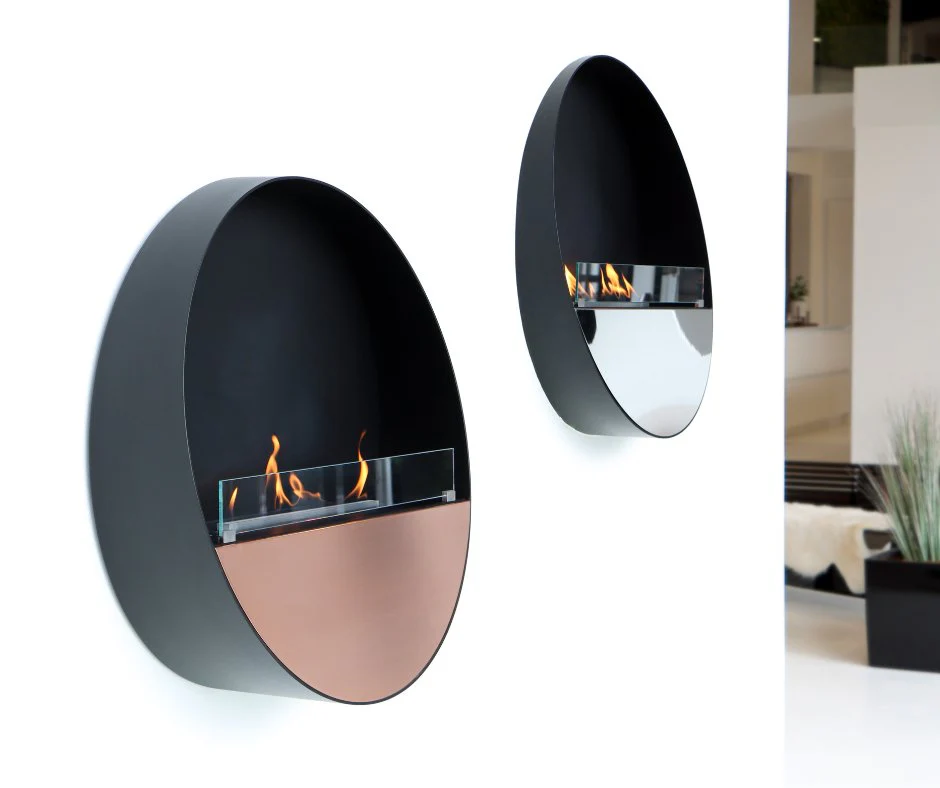 Decoflame Tokyo Wall Mounted Net Zero Bio Ethanol Fireplace